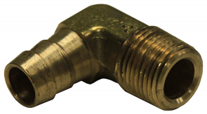 ELBOW 90° HOSE BARB 1/4 ID x 1/8 M NPT | Polyconn