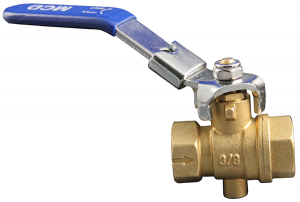 Auto Drain Safety Exhaust Ball Valve | Polyconn