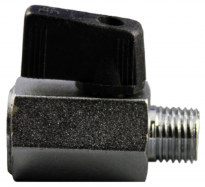 BALL VALVE MINI (CHRM) 1/4 NPT M x F | Polyconn