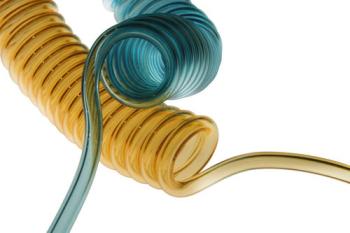 DROP COIL POLY 85A 1/4 OD, CLEAR 10' | Polyconn